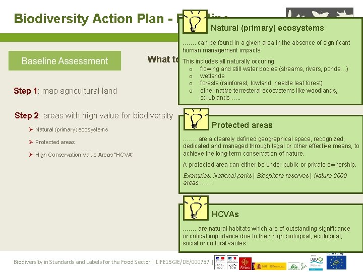 Biodiversity Management Tools Funded by Biodiversity in Standards