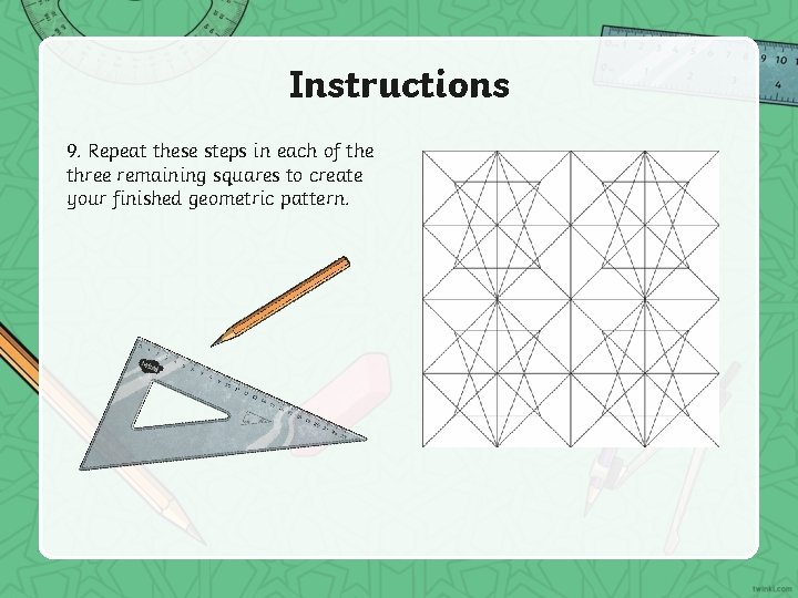 Shapes In Islamic Art Instructions Equipment Islamic Geometric