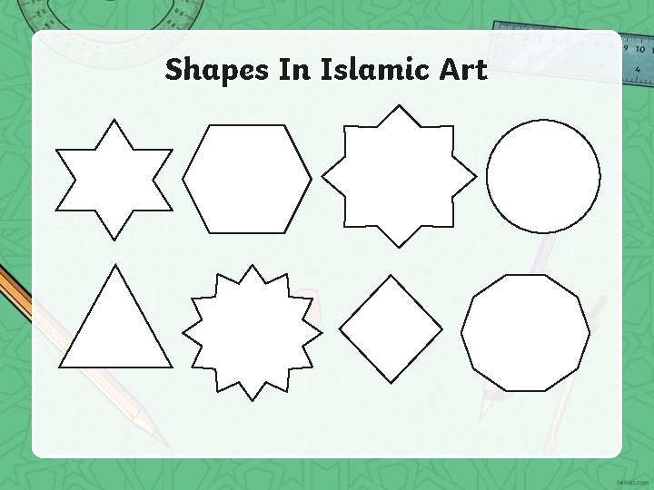Shapes In Islamic Art Instructions Equipment Islamic Geometric
