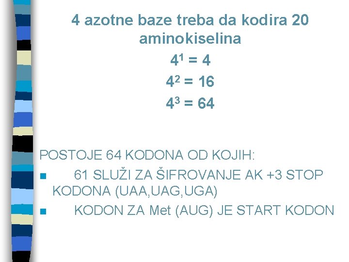 Struktura i funkcija genetikog materijala biohemijska genetika molekularna