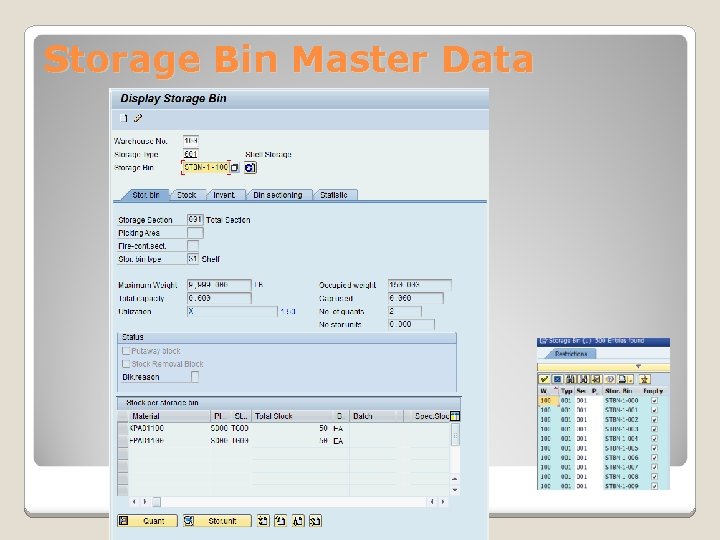 Warehouse Management Part 1 EGN 5622 Enterprise Systems