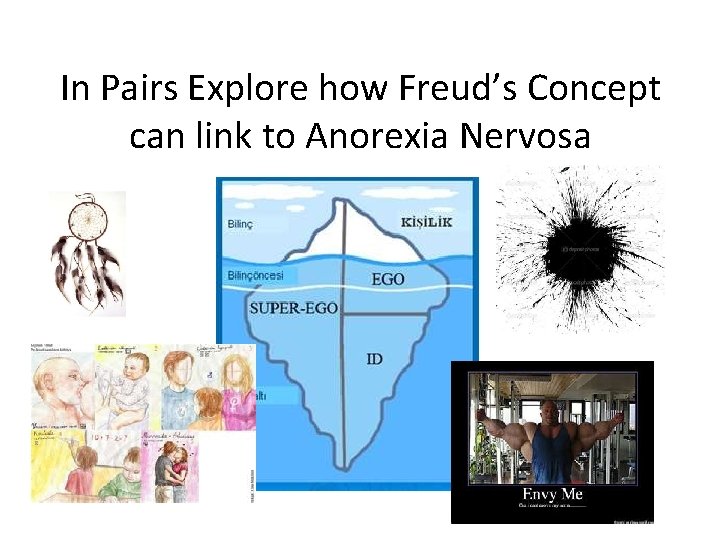 The Psychodynamic Explanation for Anorexia Nervosa For one