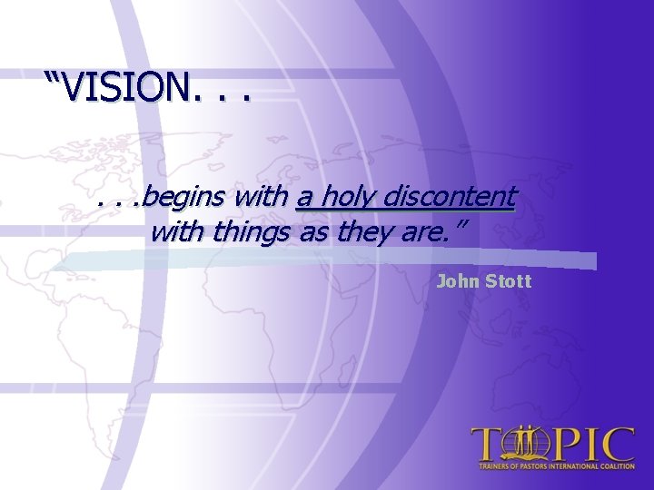 The Great Challenge Facing the Global Church Thousands