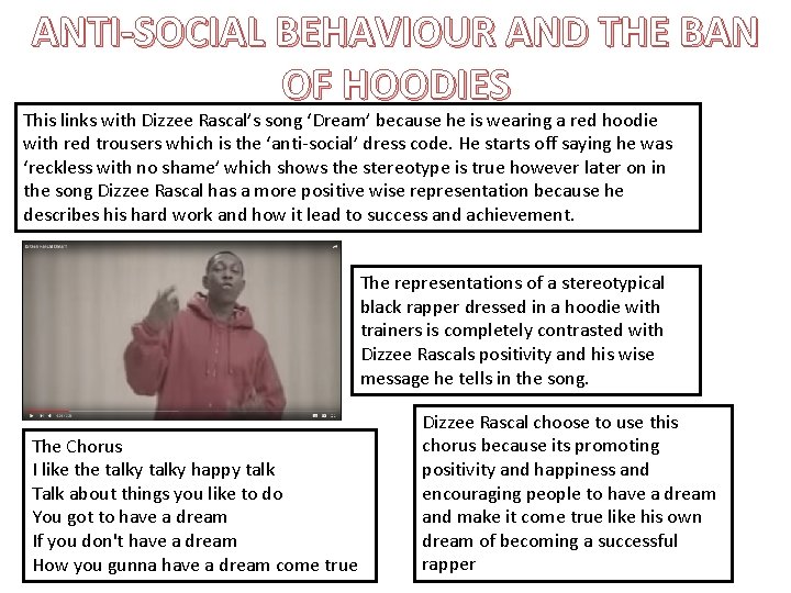 DIZZEE RASCAL DREAMS 2004 CONTEXT RESEARCH BACKGROUND INFORMATION