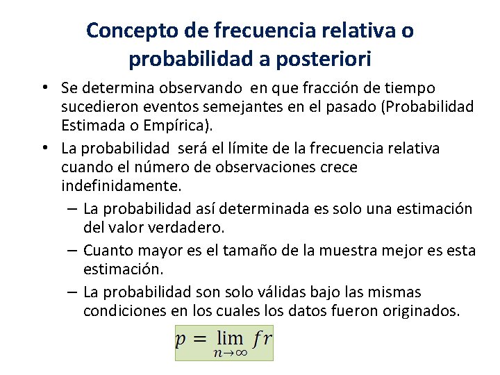 Conceptos Bsicos de Probabilidad DEFINICIONES EXPERIMENTO Es cualquier