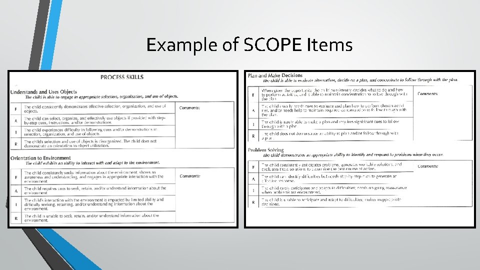 The Short Child Occupational Profile SCOPE Lauren Stevenson