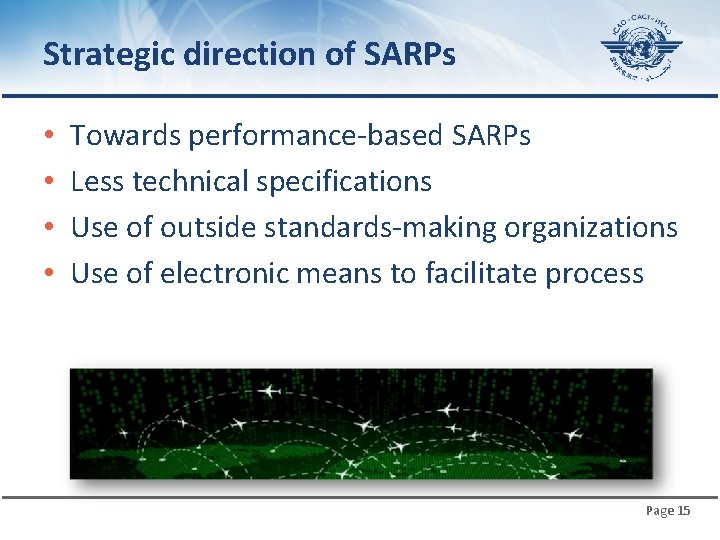 High Level Overview of ICAO Responsibilities Mitchell Fox