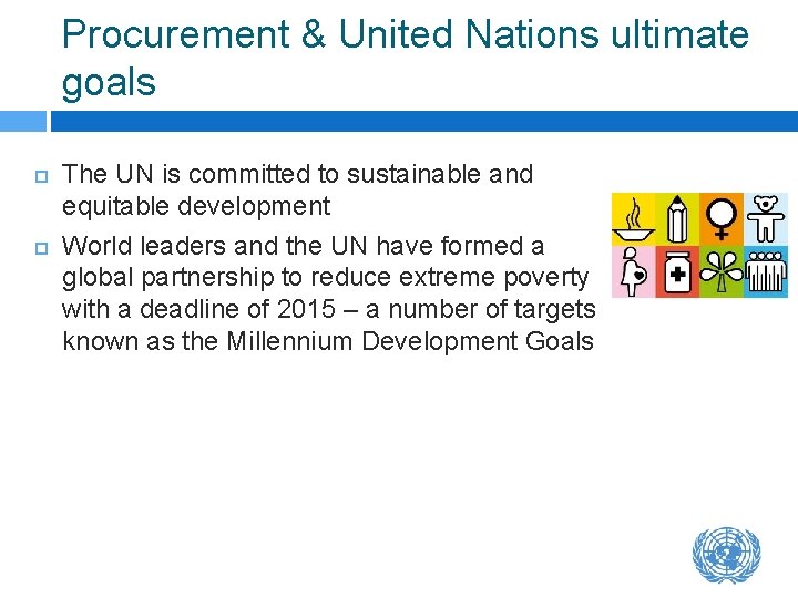 DOING BUSINESS WITH THE UNITED NATIONS UN Kerry