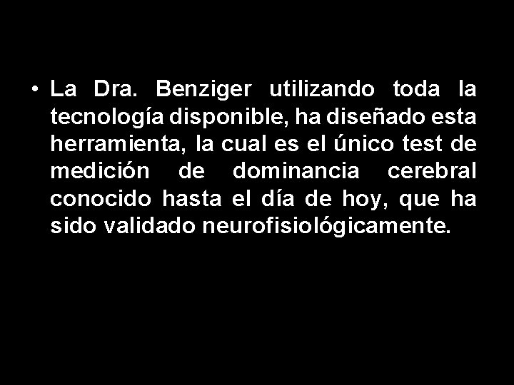 Predecesores del modelo Benziger El modelo de la