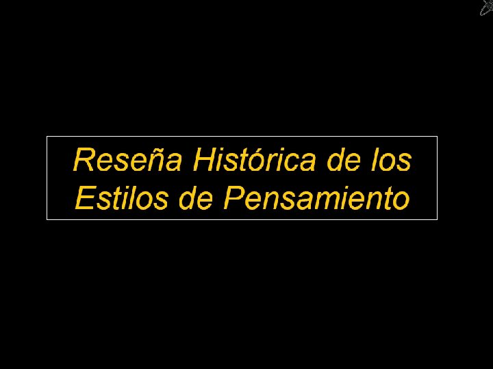 Predecesores del modelo Benziger El modelo de la