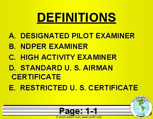 PILOT EXAMINERS HANDBOOK ORDER 8710 3 B SEPTEMBER