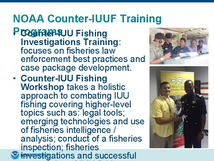 NOAA PSMA and Counter IUUF Capacity Development Initiatives