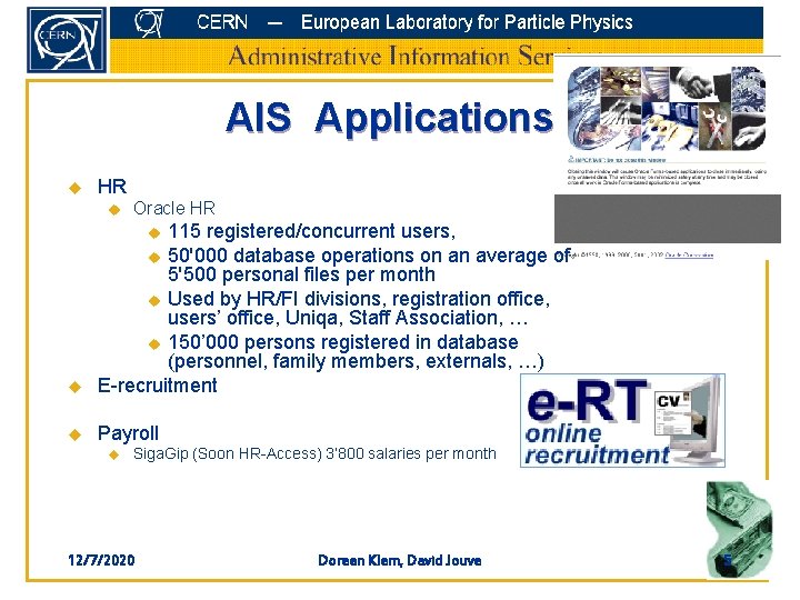 AIS Administrative Information Services Introduction who is who