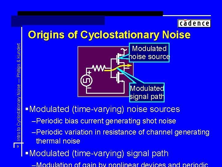 Noise in Mixers Oscillators Samplers Logic An to