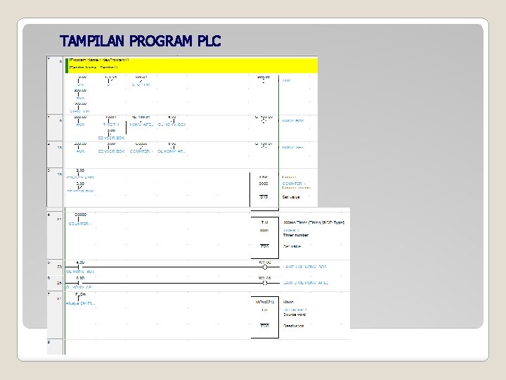 LANGKAH KOMUNIKASI SISTEM KERJA PLC MENGGUNAKAN TEKNOLOGI SCADA