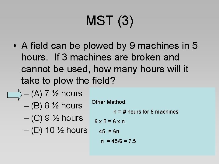 ASTB REVIEW The Test Math Skills Test MST