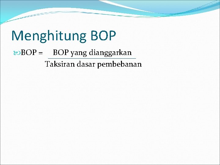 Biaya Overhead Pabrik BOP Lilik Sri Hariani 08123317798