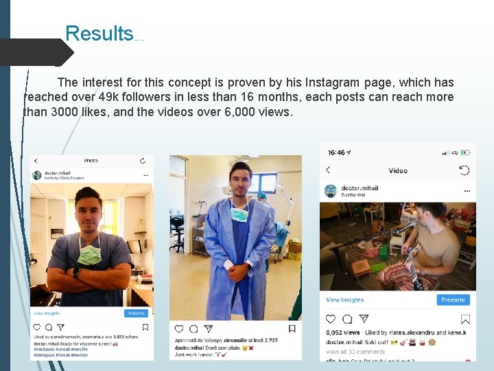 THE HUMAN FACE OF A DOCTOR Dr Mihail