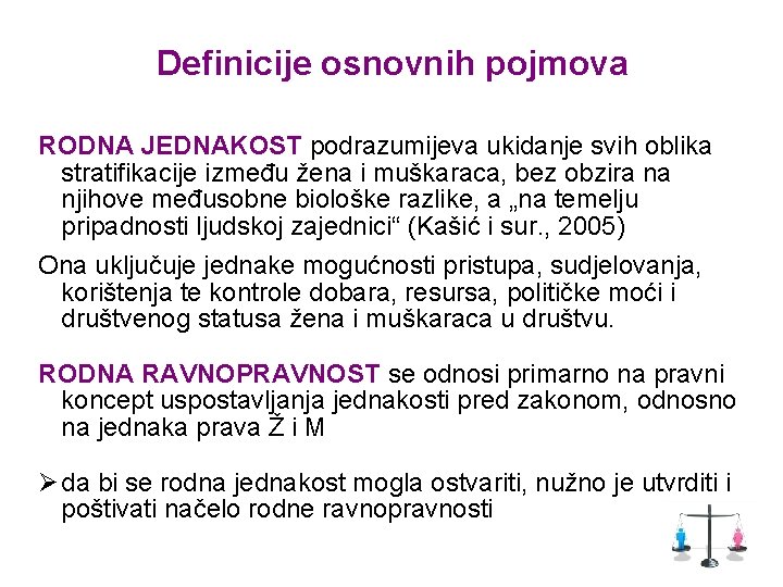 Osnovni pojmovi u psihologiji roda i spola Definicije