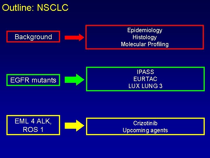 Mutational Analysis in NSCLC Adenocarcinoma to Guide Therapy
