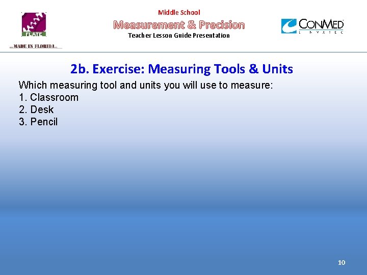 Middle School Measurement Precision Teacher Lesson Guide Presentation