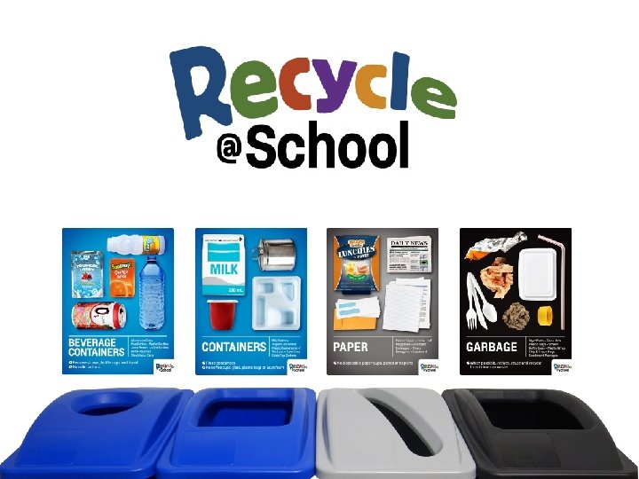 Staff Overview September 2014 OUTLINE Overview School recycling