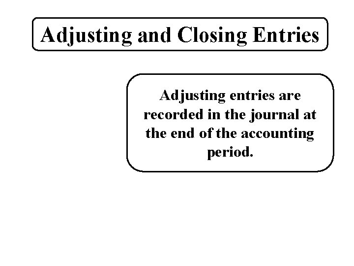 Lecture 12 Chapter 04 Completing the Accounting Cycle