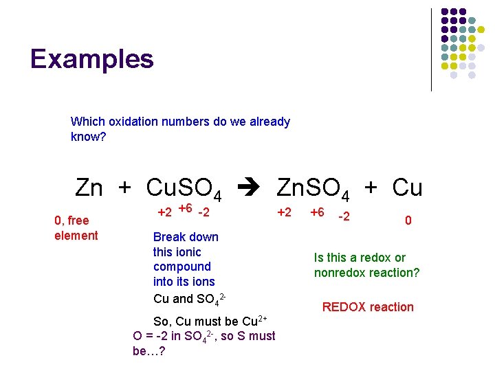 Redox Reactions Chapter 18 O 2 OxidationReduction Redox