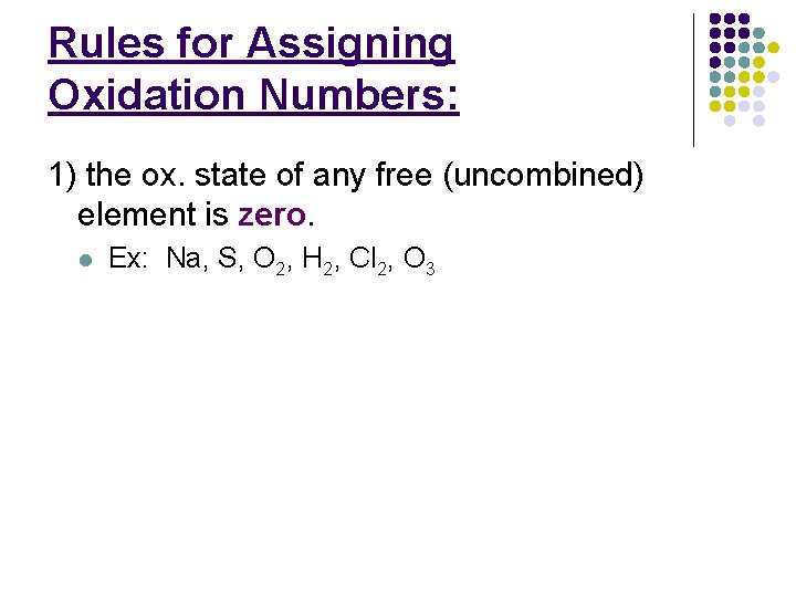Redox Reactions Chapter 18 O 2 OxidationReduction Redox