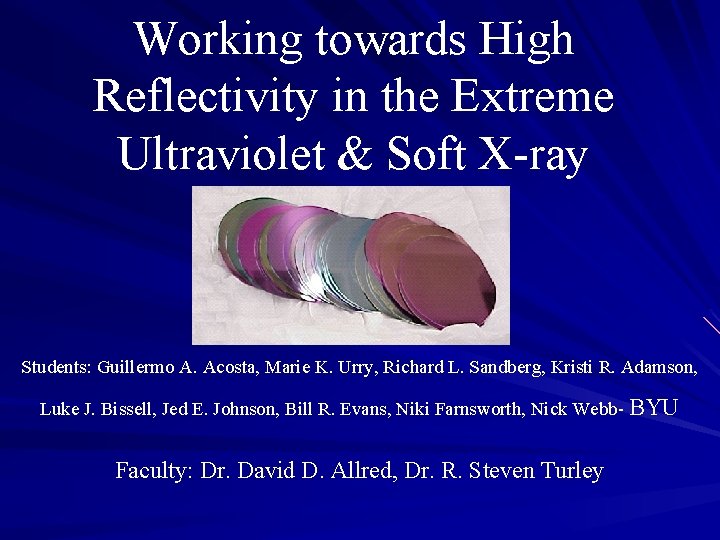 Working towards High Reflectivity in the Extreme Ultraviolet