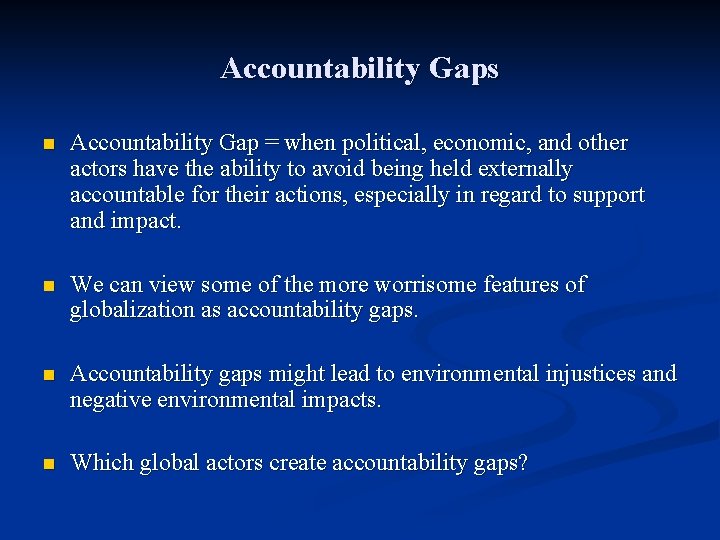 Global Governance and Democratic Accountability Robert O Keohane
