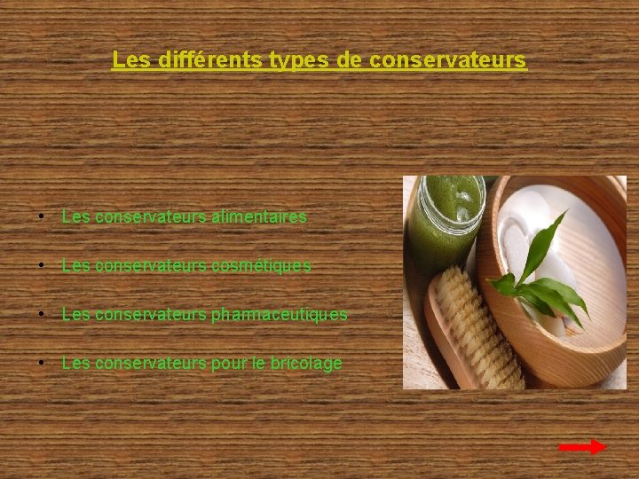 Les conservateurs alimentaires Par Sverine HERISSE BIO 2