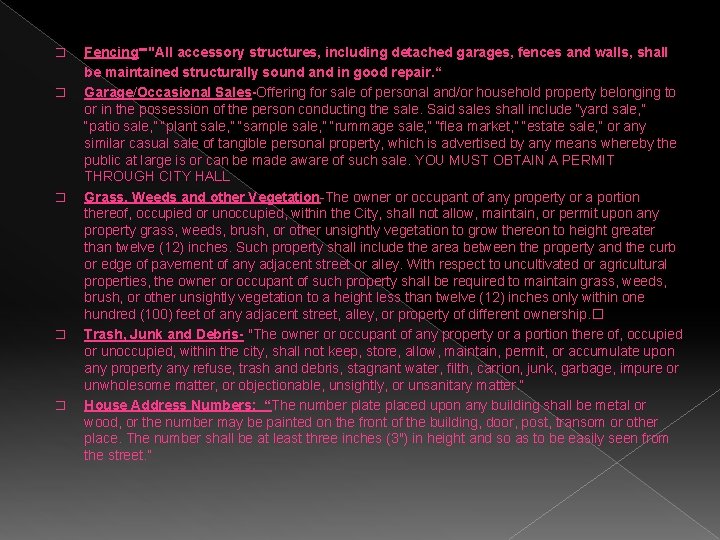 Pilot Point Code Compliance The Code Compliance Department