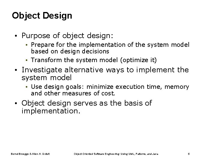 Using UML Patterns and Java ObjectOriented Software Engineering