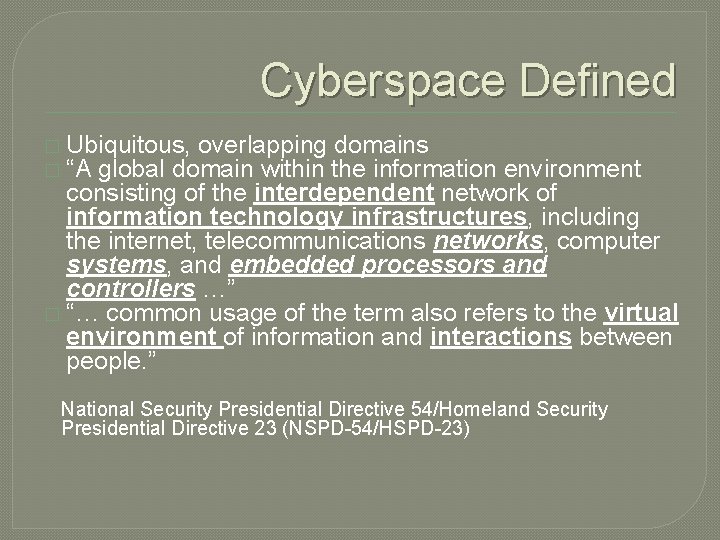 Cyber Warfare Brian Connett LCDR USN US NAVAL