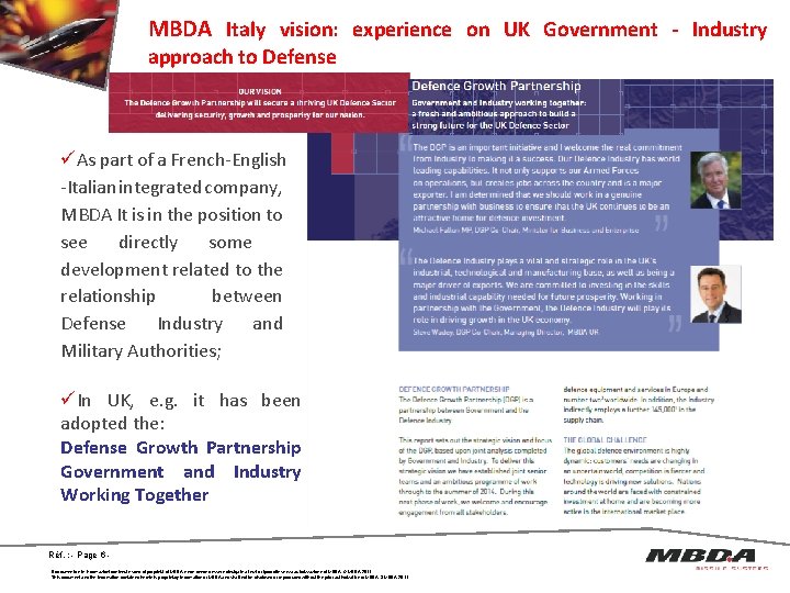 MBDA Italia vision of the National Air Defense