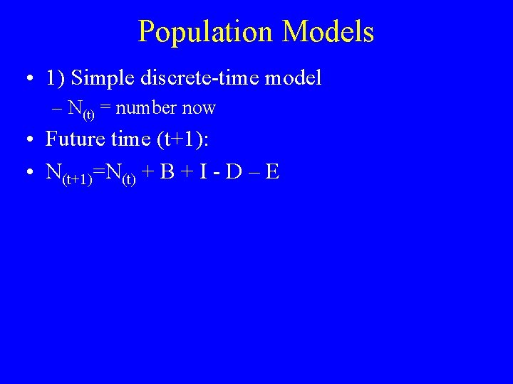 Ch 5 Population Structure and Changes Plants Special