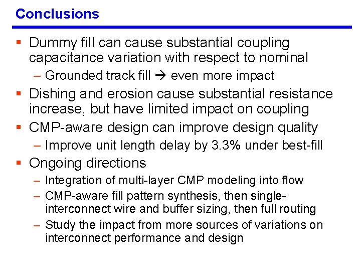 Design of IntegratedCircuit Interconnects with Accurate Modeling of