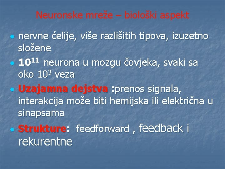 Primjena neuronskih mrea za predvidjanje prinosa na berzanski