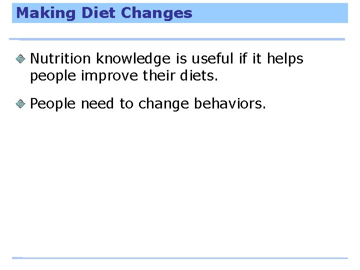 Chapter 1 Food Choices and Health Power Point