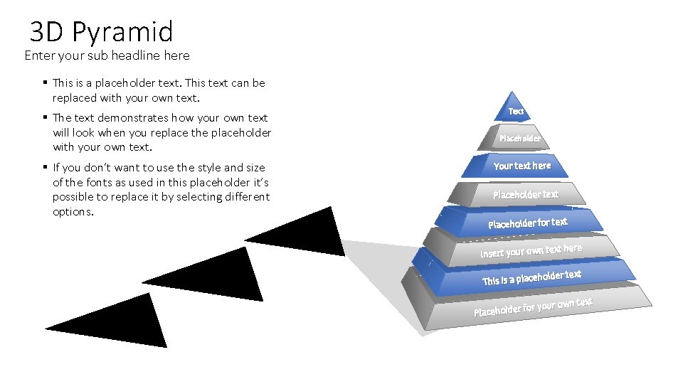 3 D Circle shapes Enter your sub headline