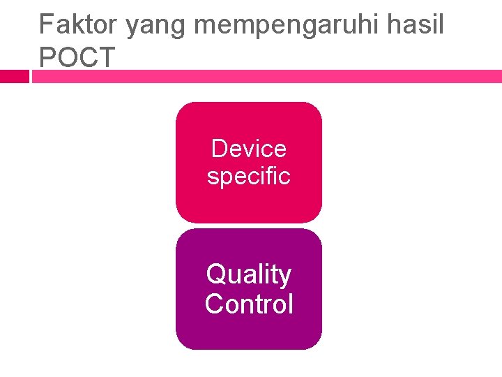 POINT OF CARE TESTING POCT Dep Patologi Klinik