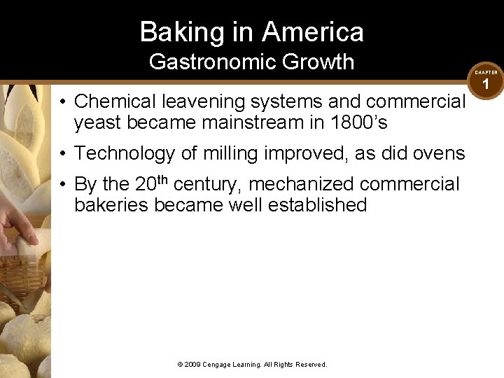 Chapter 1 Bread and Pastry A Historical Perspective