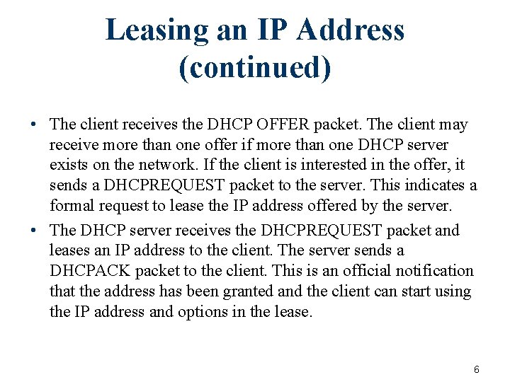 DHC P Dynamic Host Configuration Protocol DHCP Overview