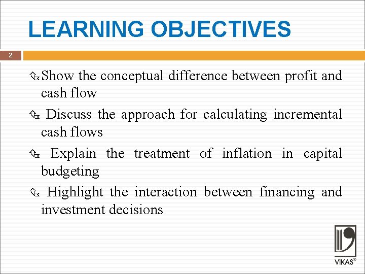 CHAPTE R 10 DETERMINING CASH FLOWS FOR INVESTMENT