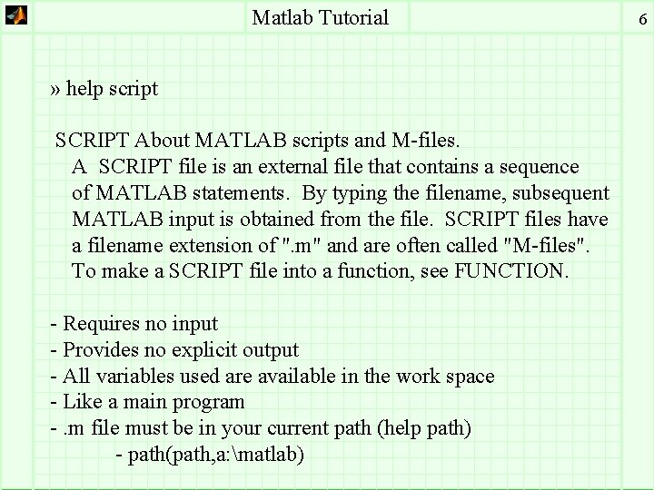 Matlab Tutorial David Goldstein University of Colorado Dept
