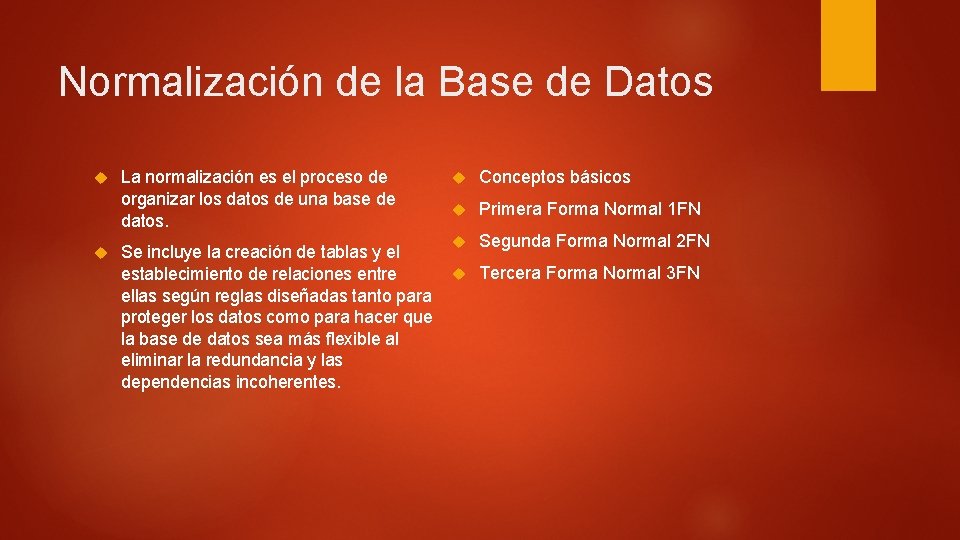 Normalizacin EDGARD LUCHO MODELAMIENTO DE DATOS Normalizacin de