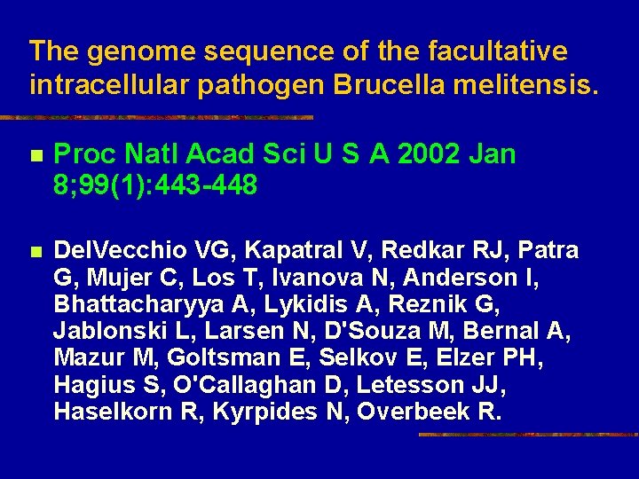 Brucellosis and immunity by Prof Dr Mohamed Refai