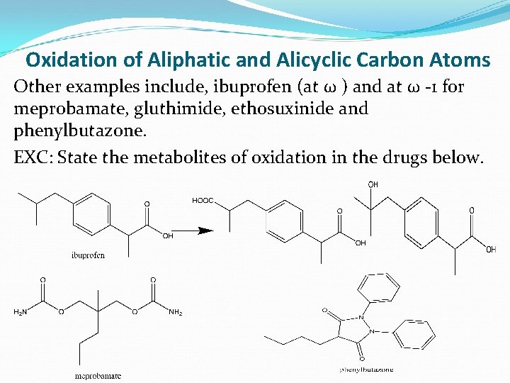 Metabolic Changes of Drugs and Related Organic Compounds
