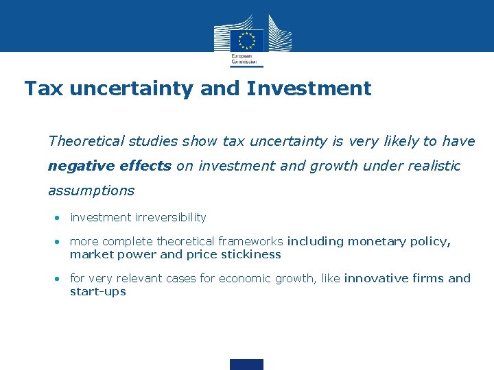 Tax Certainty PLATFORM FOR TAX GOOD GOVERNANCE Brussels